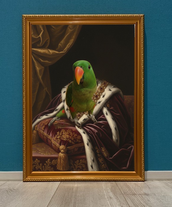 オオハナインコのルネサンス肖像画グッズがご用意できました！ - うちの子ルネサンスonはてなブログ